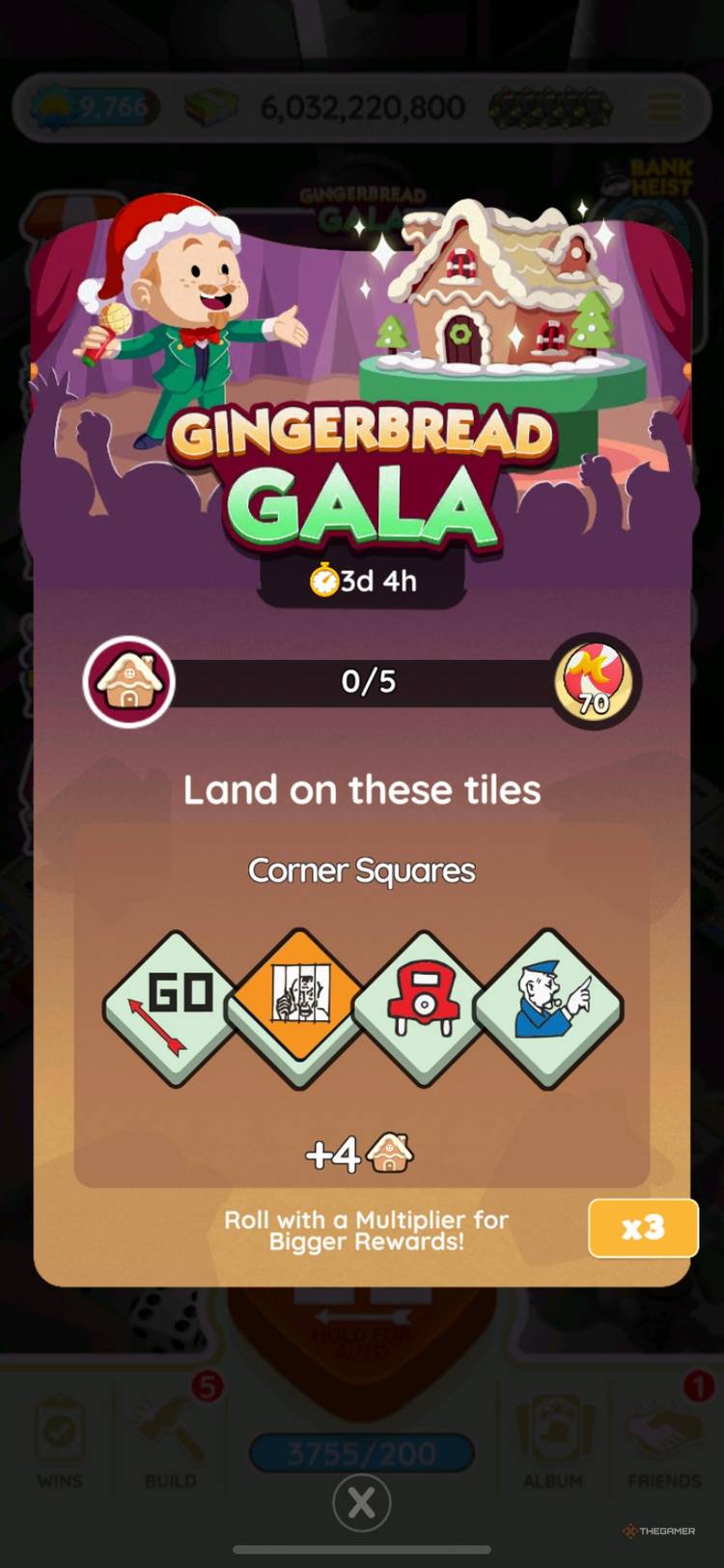 All Rewards In Gingerbread Gala (December 26-29) In Monopoly Go