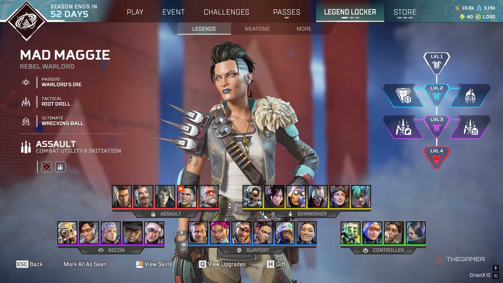 Apex Legends: Season 23, Split 2 - Class Tier List