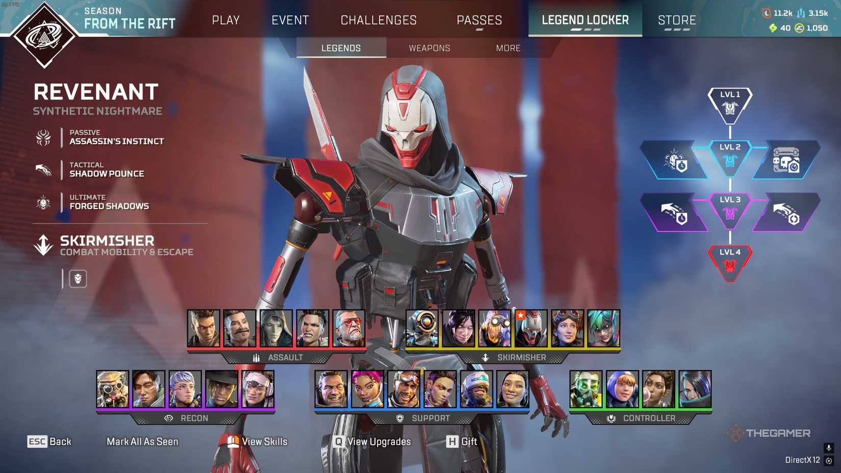 Apex Legends: Season 23, Split 2 - Class Tier List