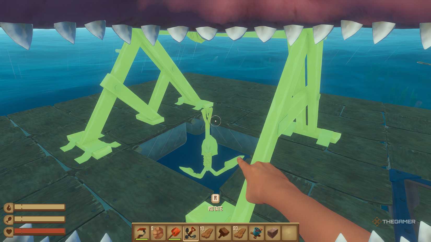 How To Craft Your First Anchor In Raft