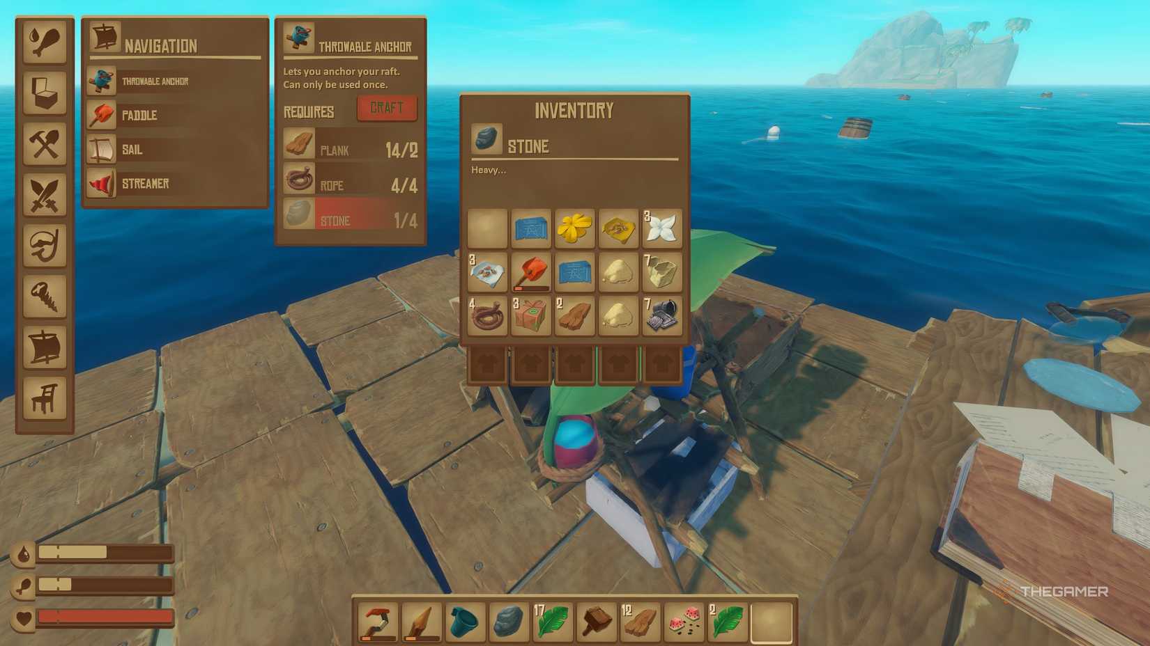 How To Craft Your First Anchor In Raft