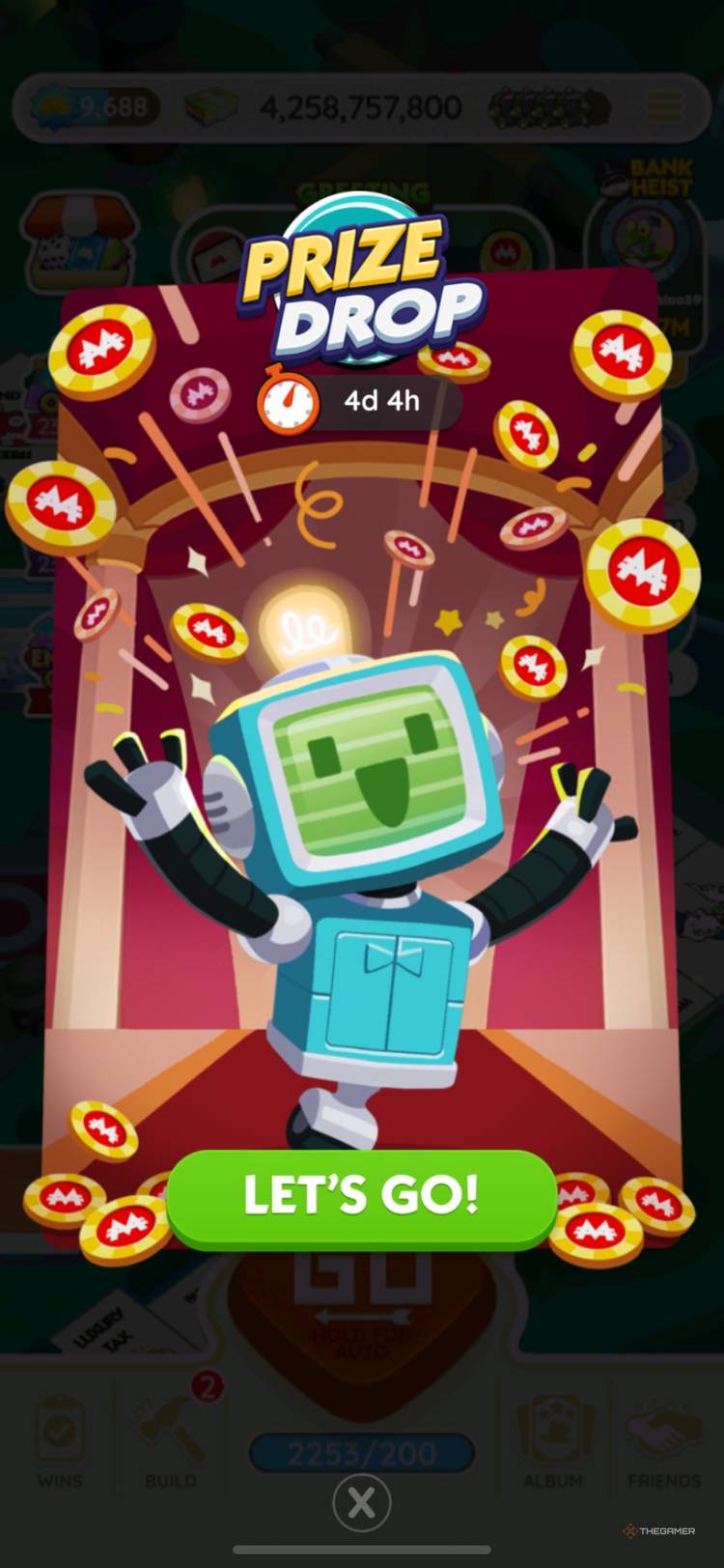Peg-E Prize Drop Rewards List (December 19-23) In Monopoly Go