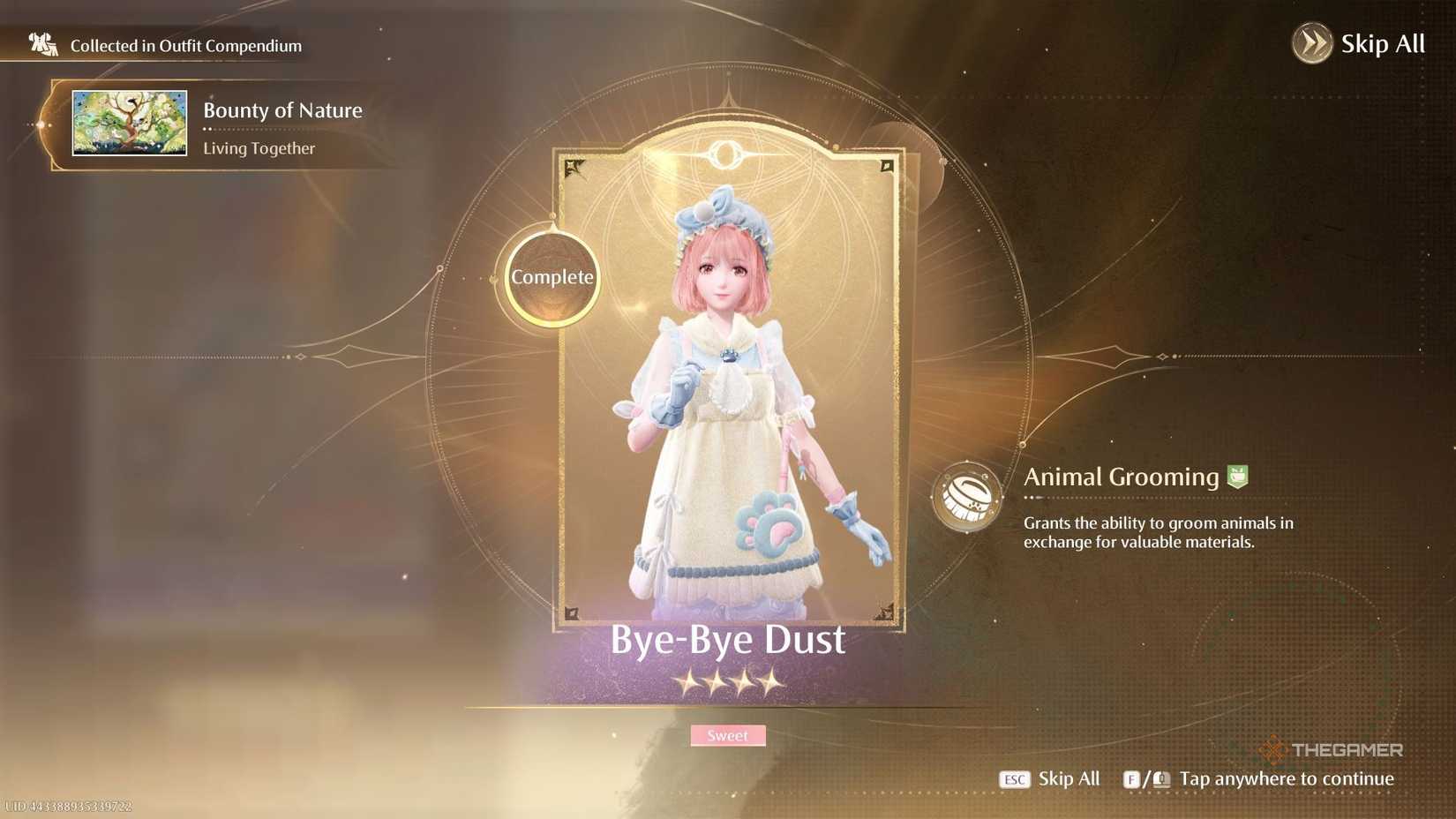 How To Craft Bye-Bye Dust In Infinity Nikki