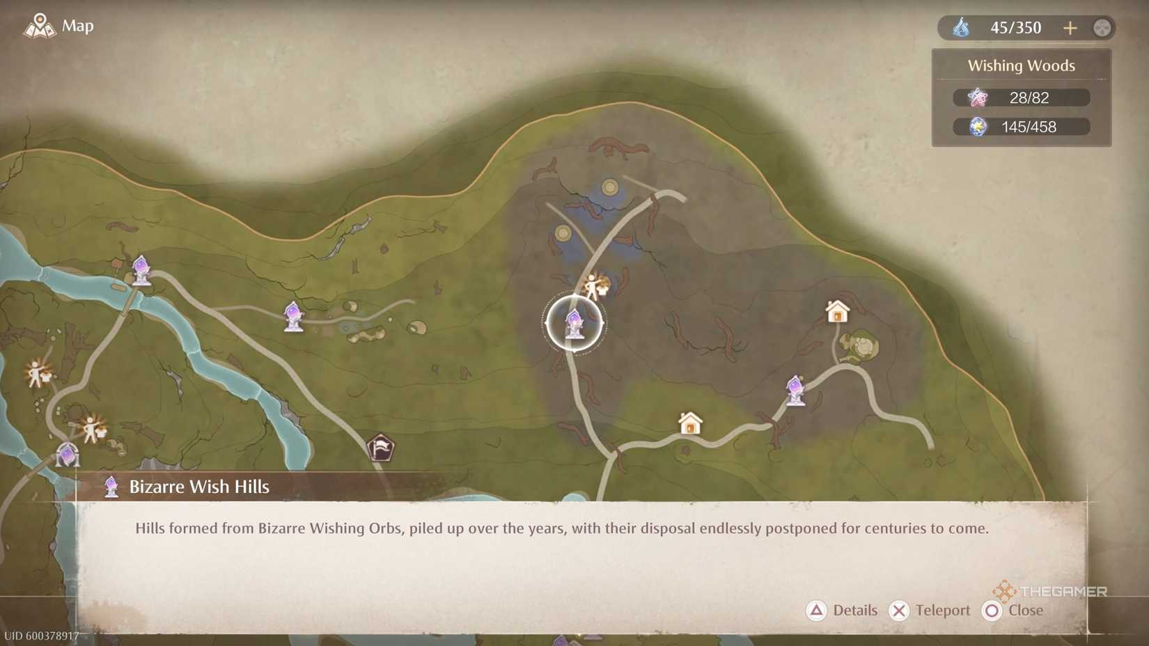 Every Warp Spire Location In Infinity Nikki