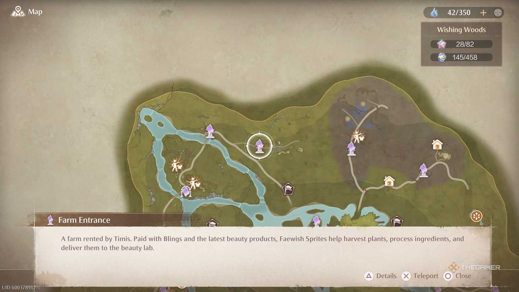 Every Warp Spire Location In Infinity Nikki