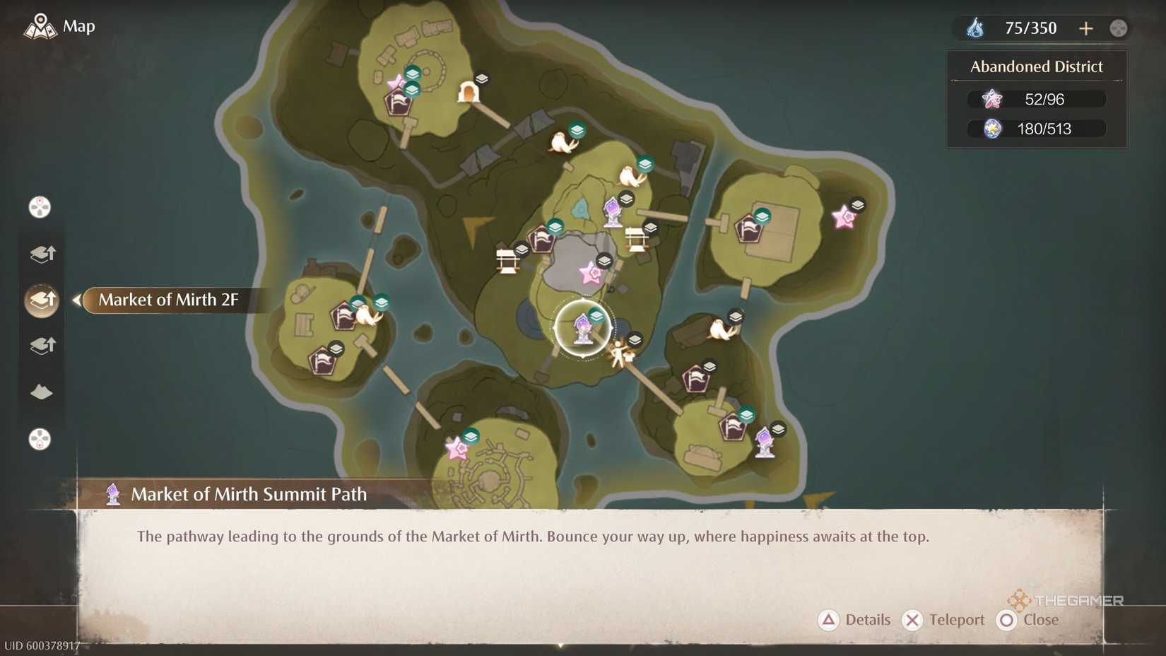 Every Warp Spire Location In Infinity Nikki
