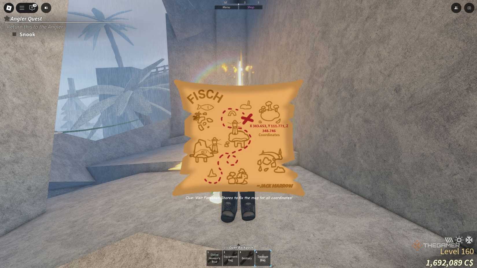 How To Use The Treasure Map In Roblox: Fisch