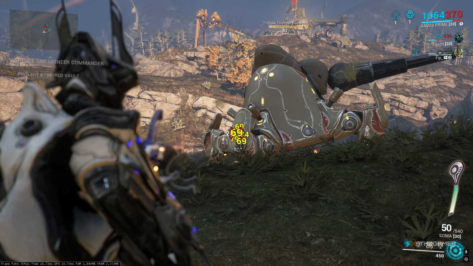How To Beat The Tusk Thumper Doma Boss In Warframe
