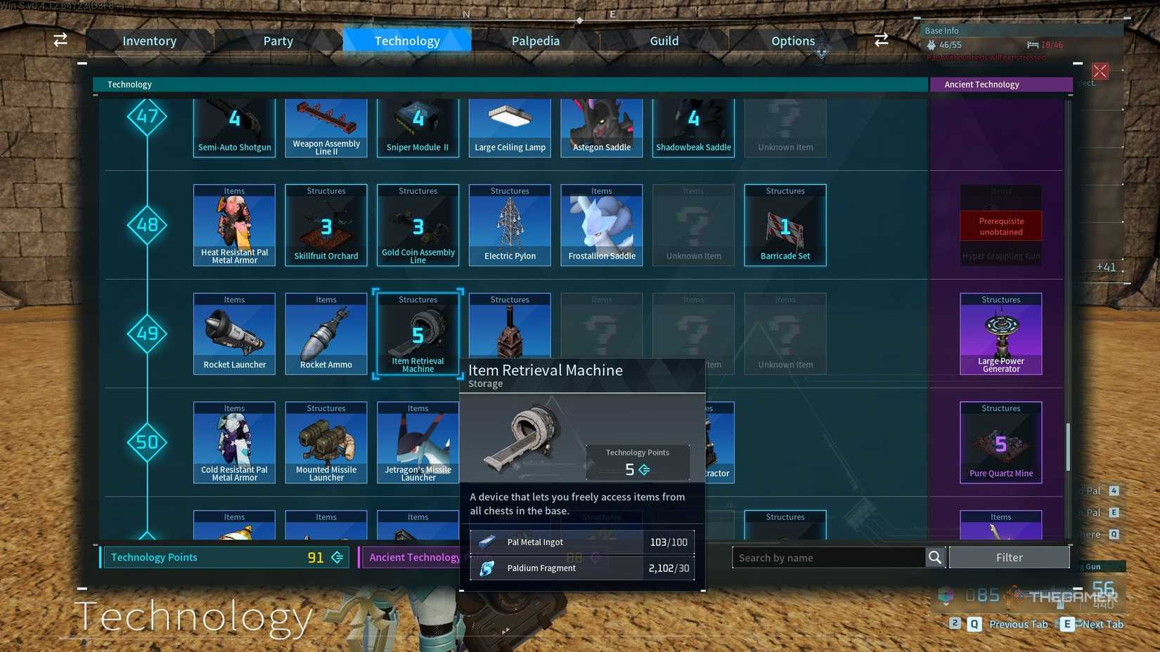 How To Get And Use The Item Retrieval Machine In Palworld