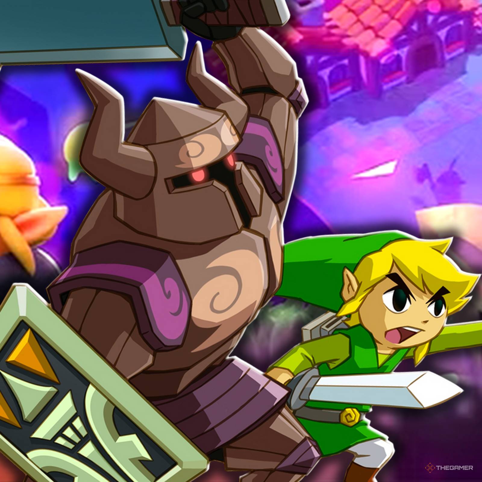 Spirit Tracks Link X Zelda