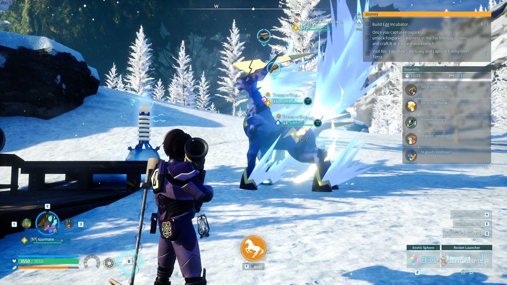 Where To Find Azurmane In Palworld