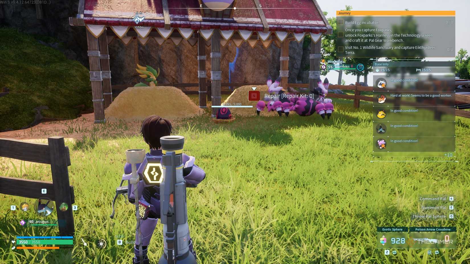 Where To Find Tarantriss In Palworld