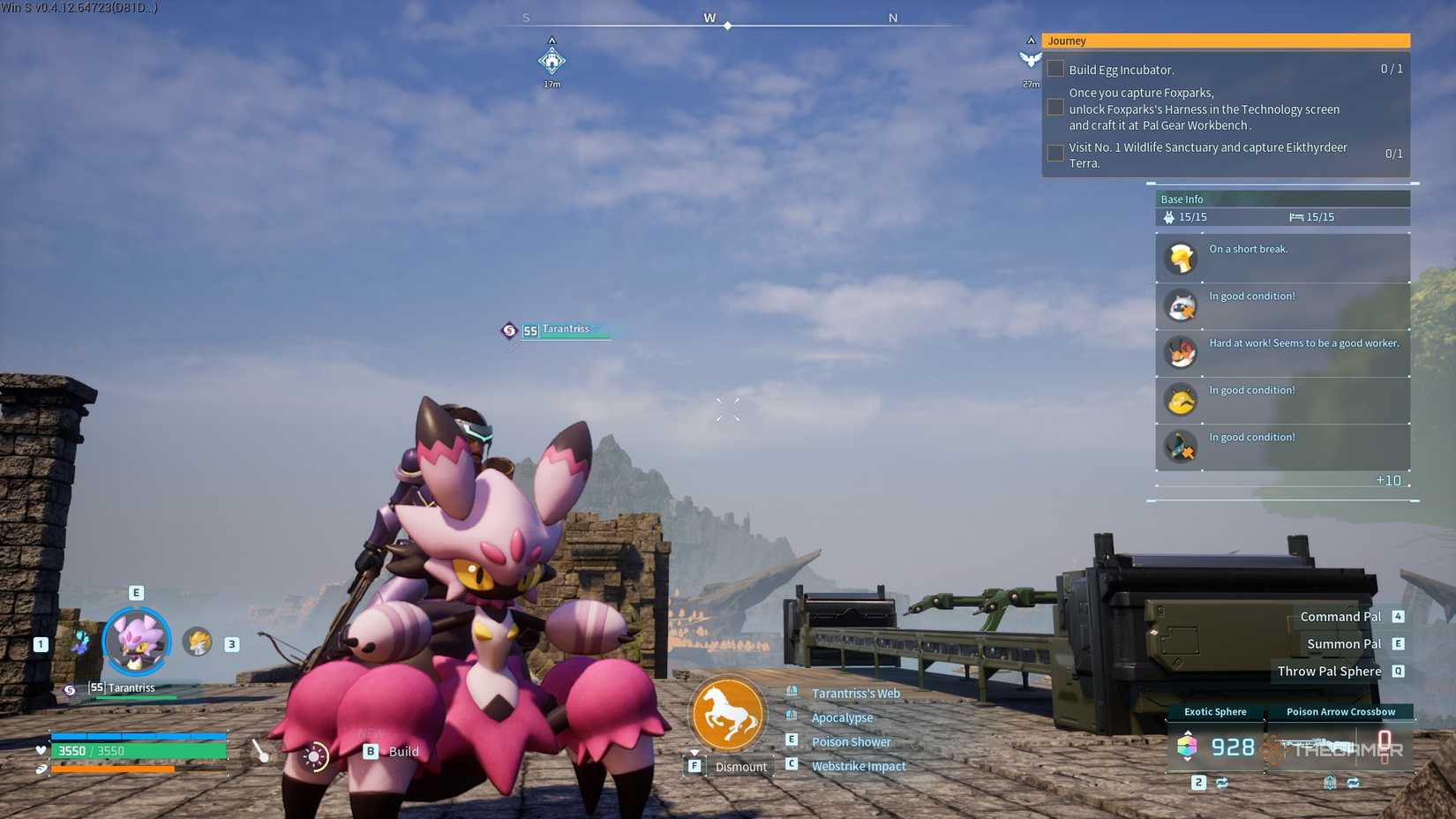 Where To Find Tarantriss In Palworld