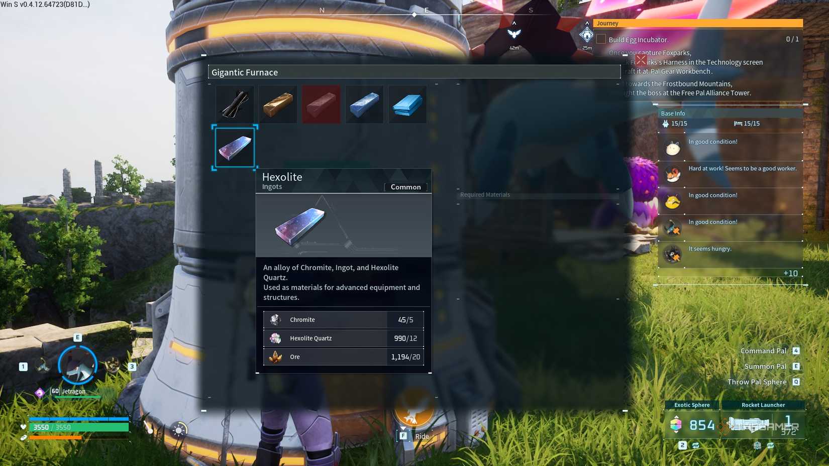 How To Get The Hexolite Armor In Palworld