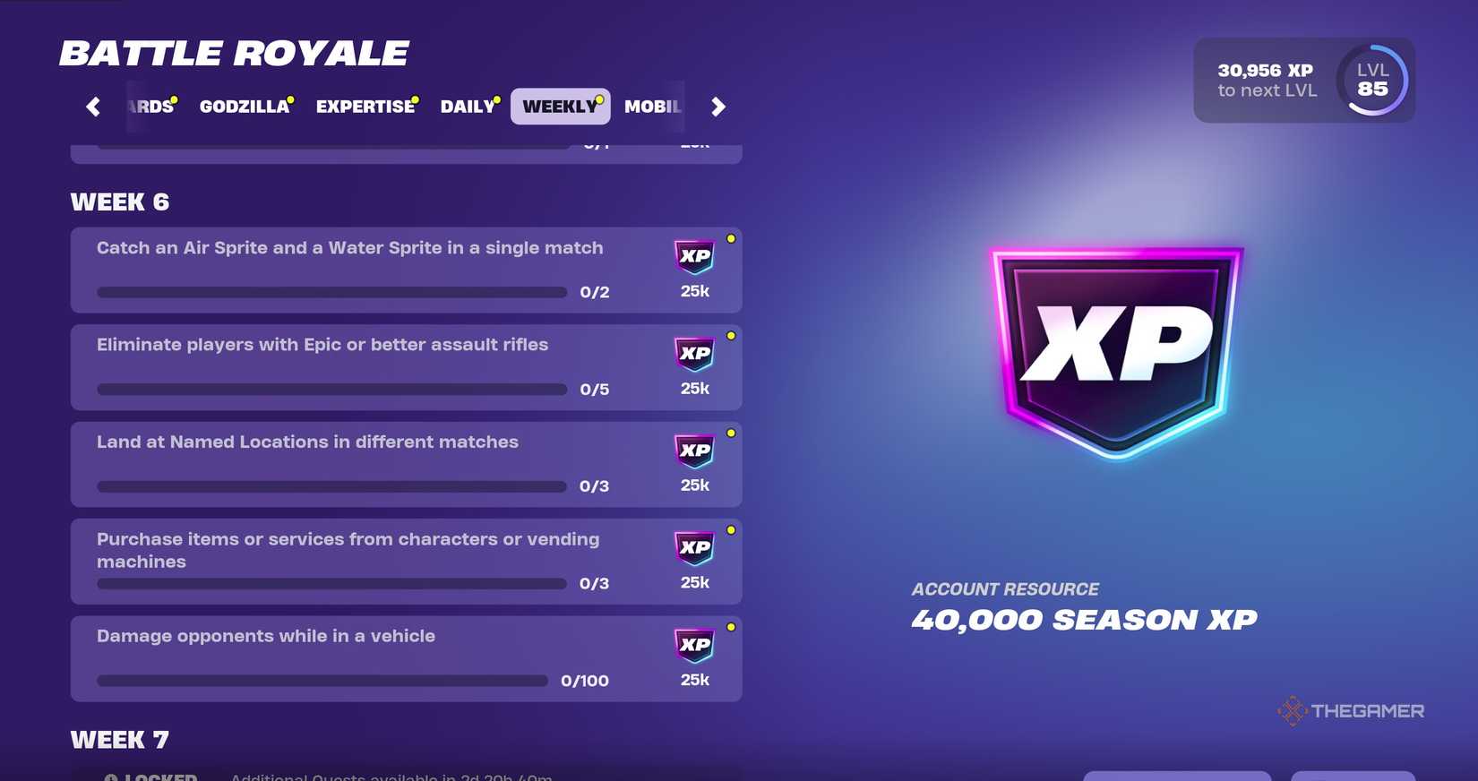 How To Complete The Weekly Quests In Fortnite: Chapter 6, Season 1