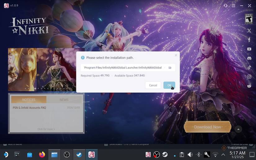 How To Install Infinity Nikki On Steam Deck