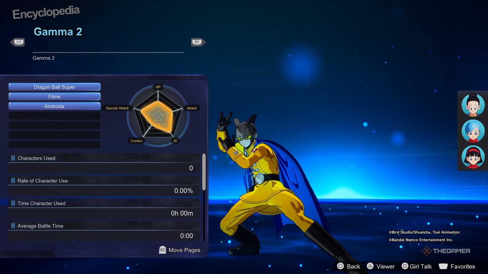 Tips For Playing Gamma 2 In Dragon Ball Sparking Zero