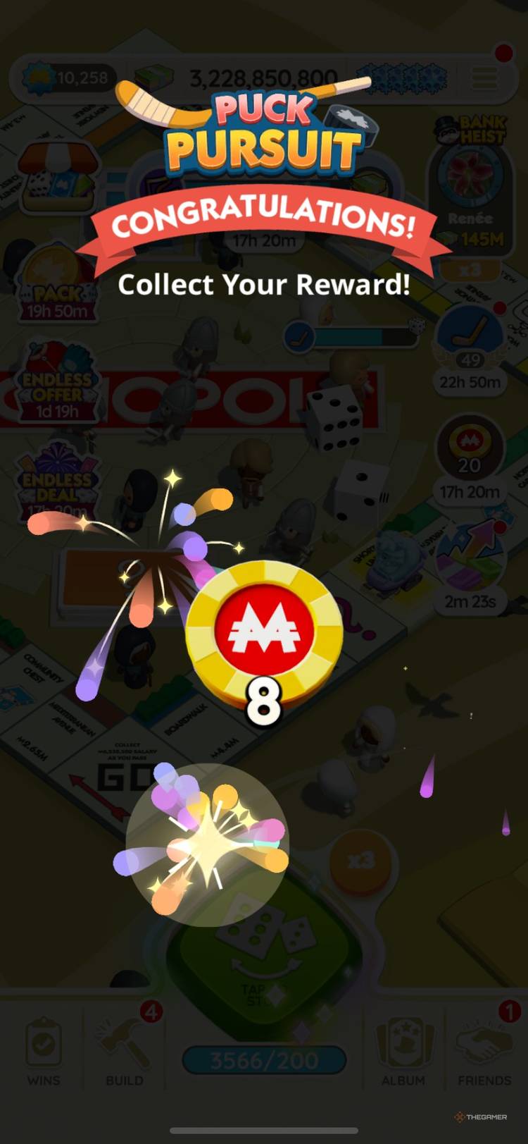 All Rewards In Puck Pursuit (January 23-24) In Monopoly Go
