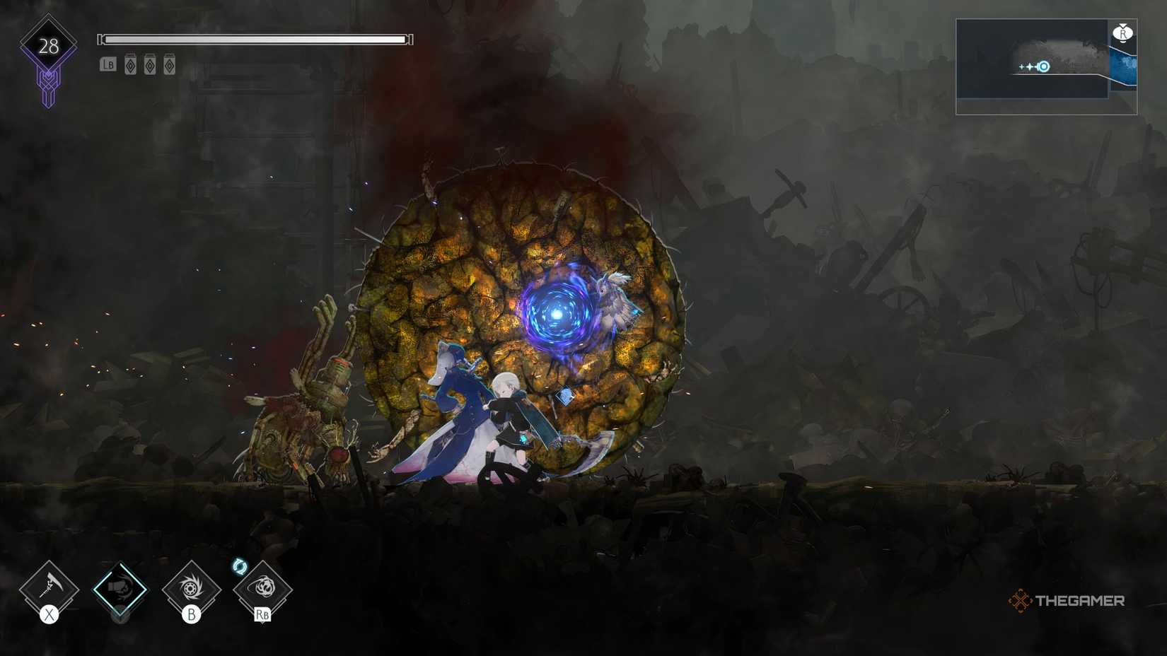 How To Beat Roller: Giant Orb In Ender Magnolia: Bloom In The Mist