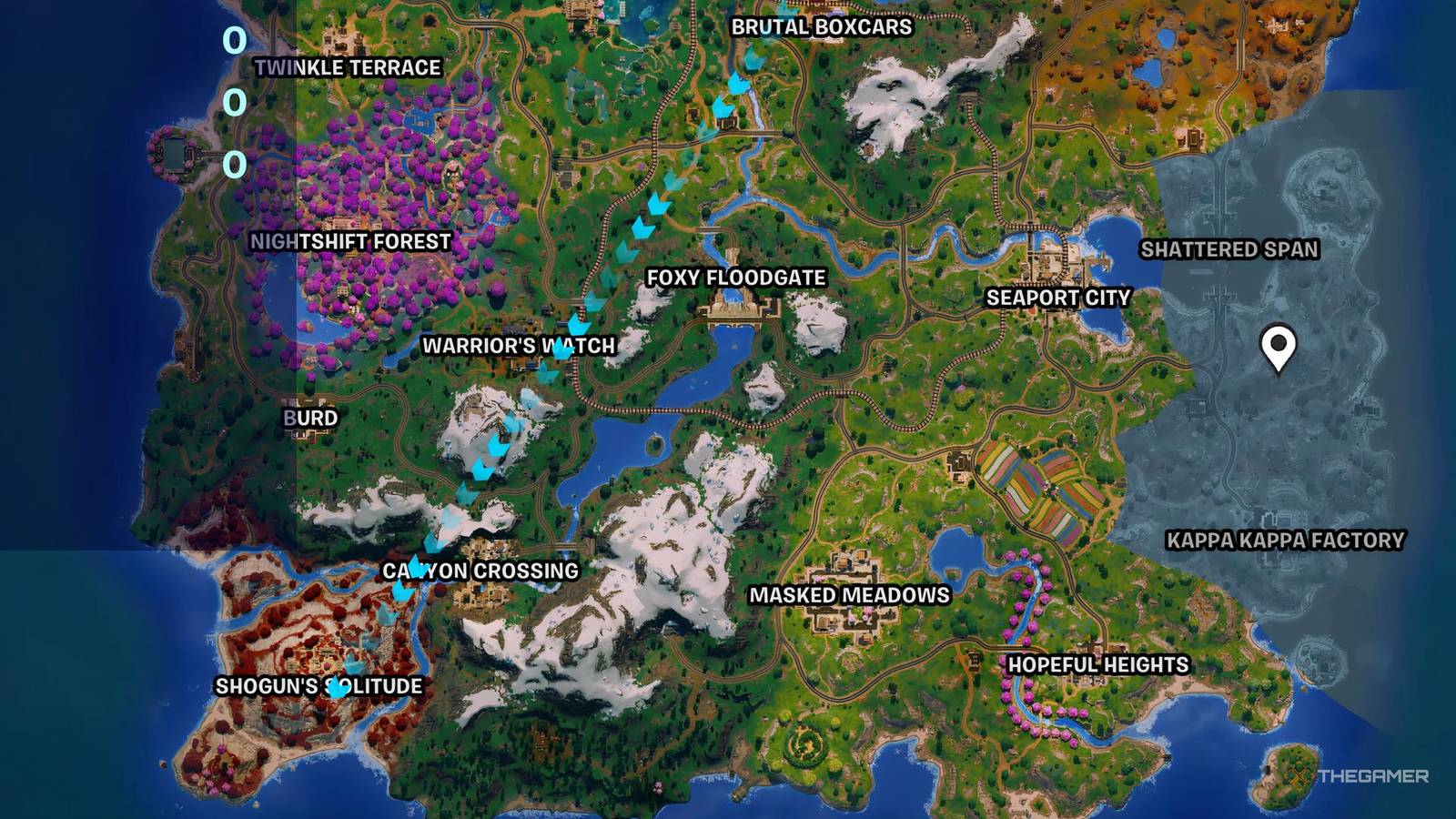 How Does The Greyed-Out Map Work In Fortnite?