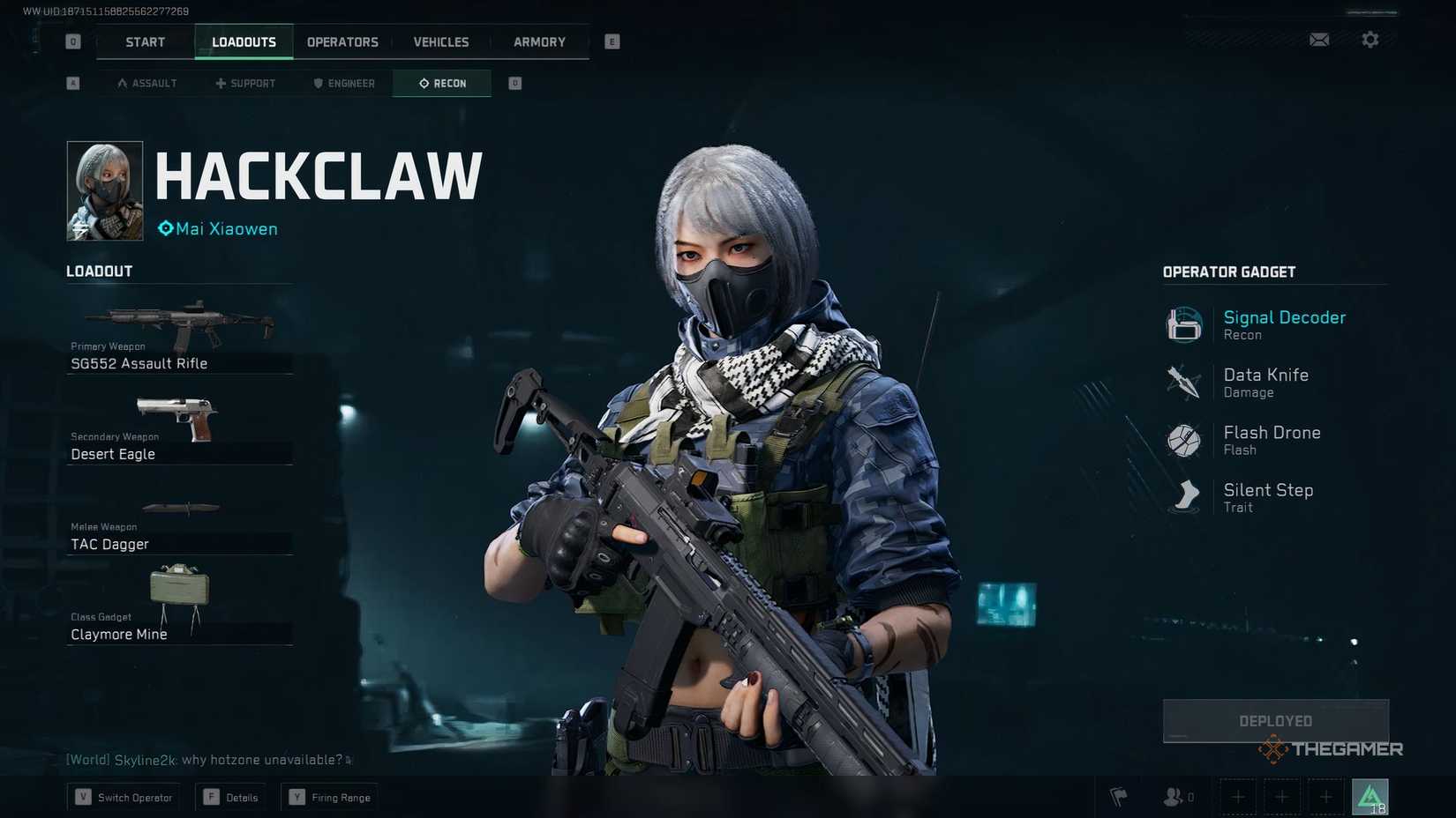 The Best Loadout For Hackclaw In Delta Force