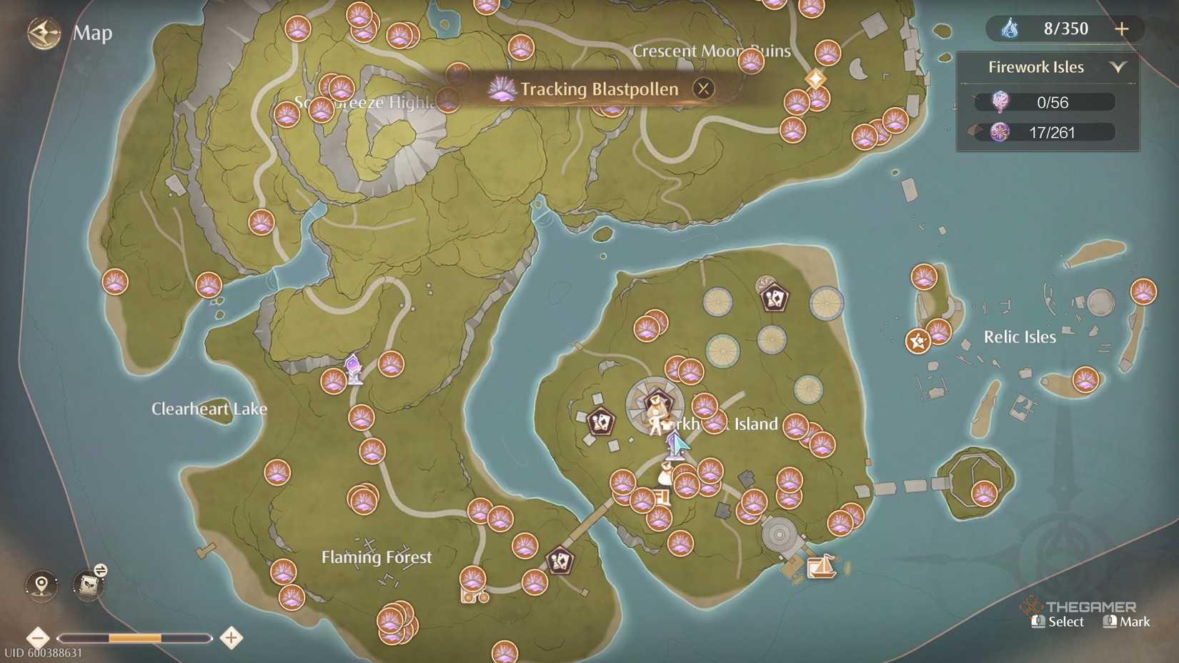 All Blastpollen Locations In Infinity Nikki