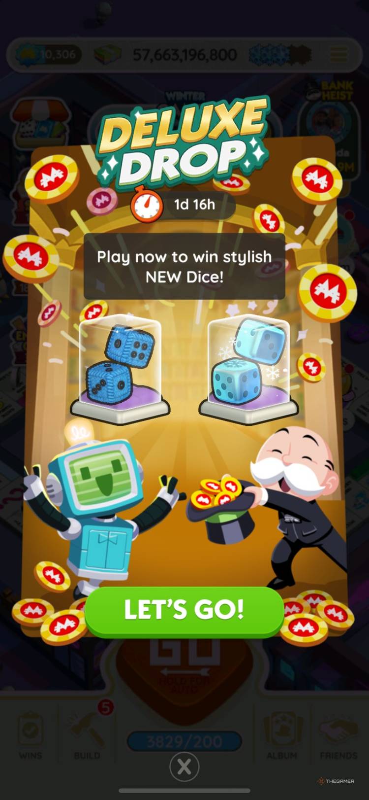 All Rewards In Peg-E Deluxe Drop (January 29-31) In Monopoly Go