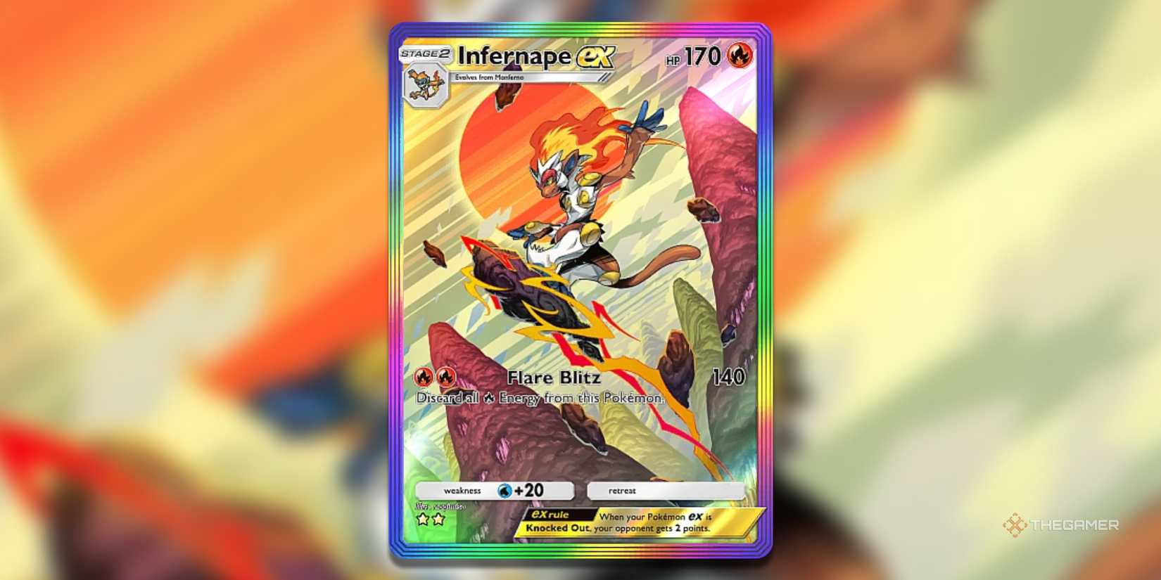 infernape blue border