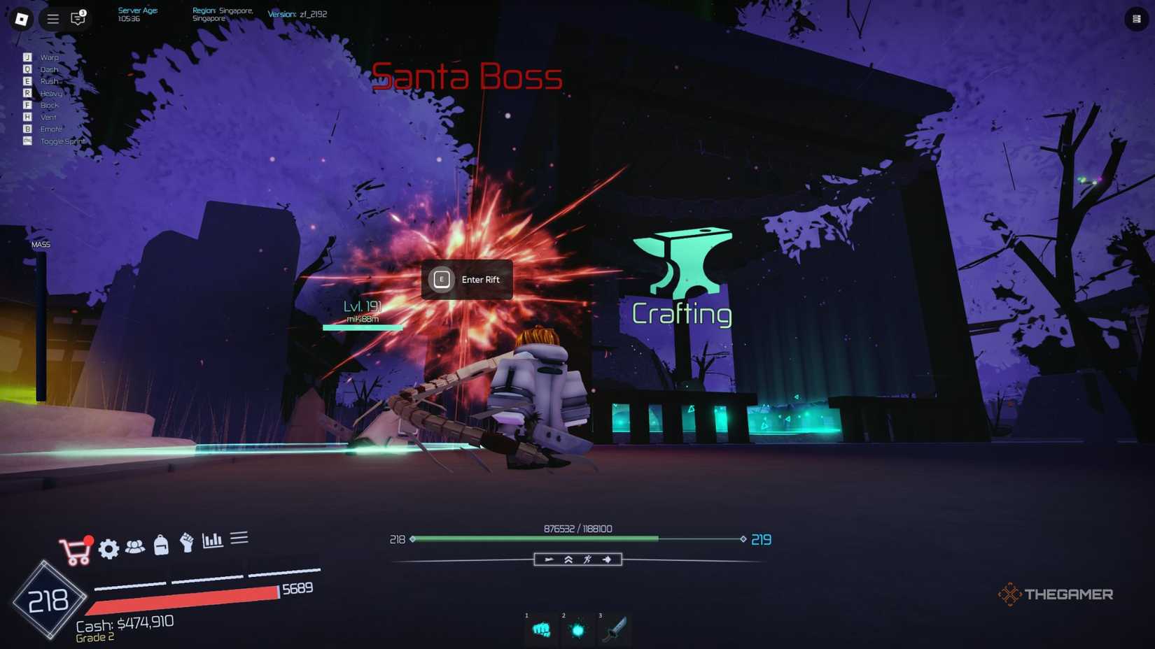 How To Beat The Santa Boss In Roblox: Jujutsu Infinite