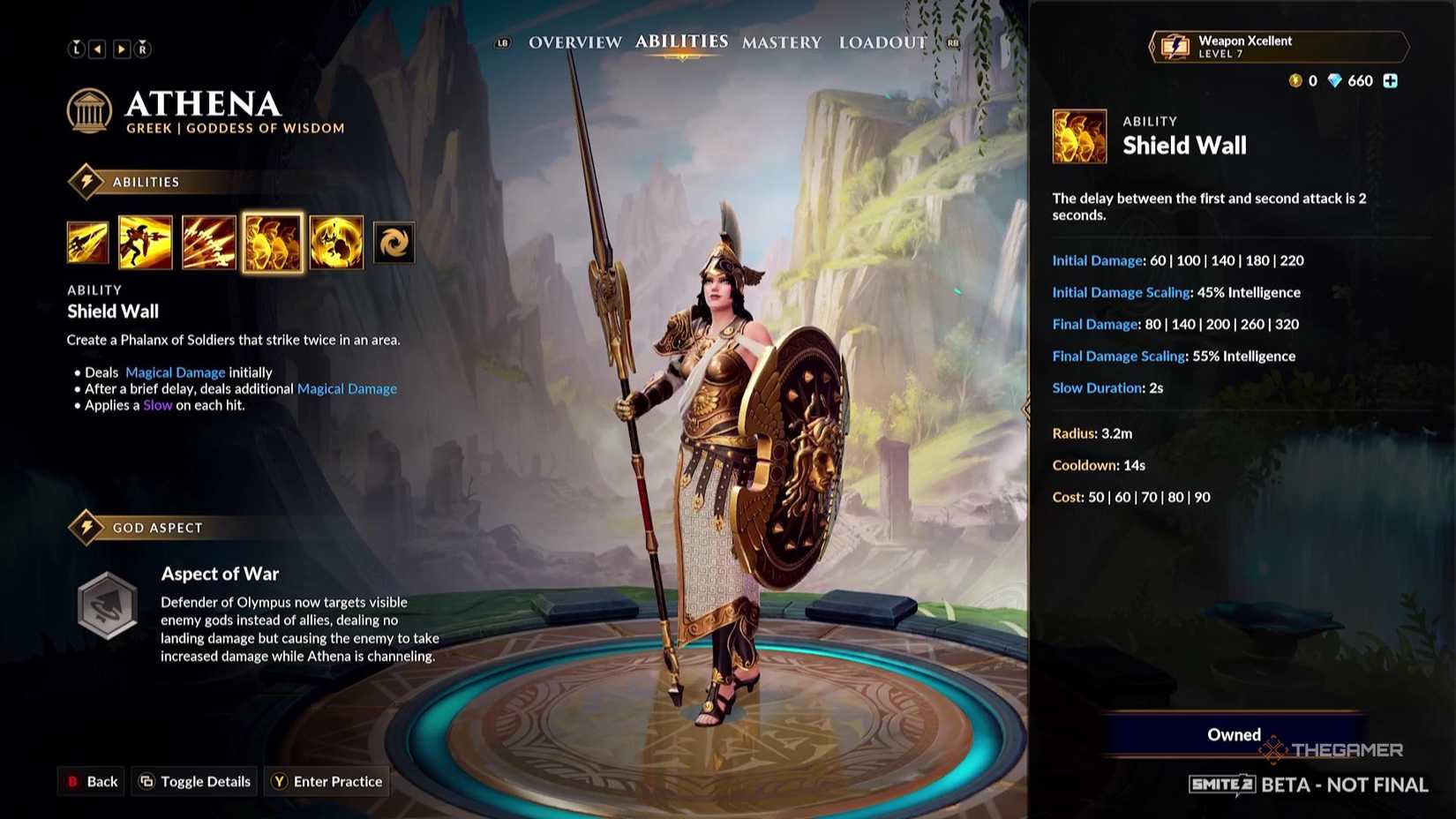 what does athena's shield represent