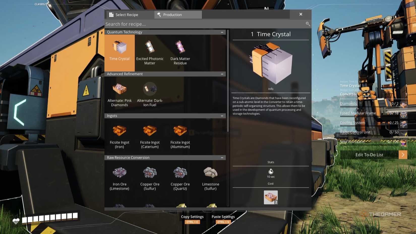 How To Turn Diamonds Into Time Crystals In Satisfactory