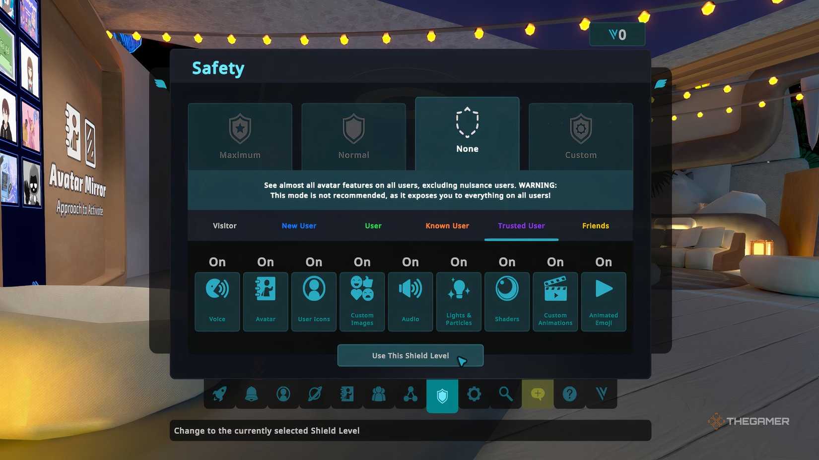 How To Use Safety Shields In VRChat