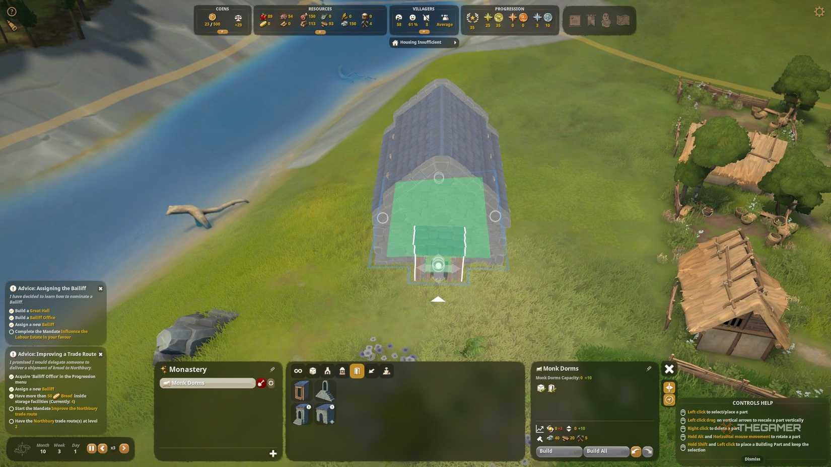 How To Build A Monastery In Foundation