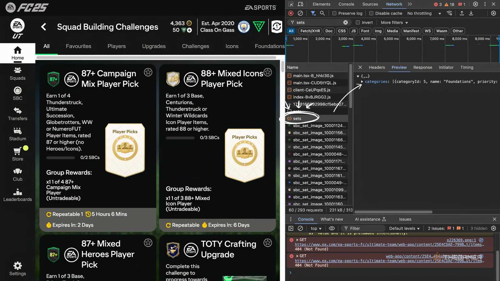 How To See Your SBC Completion Count