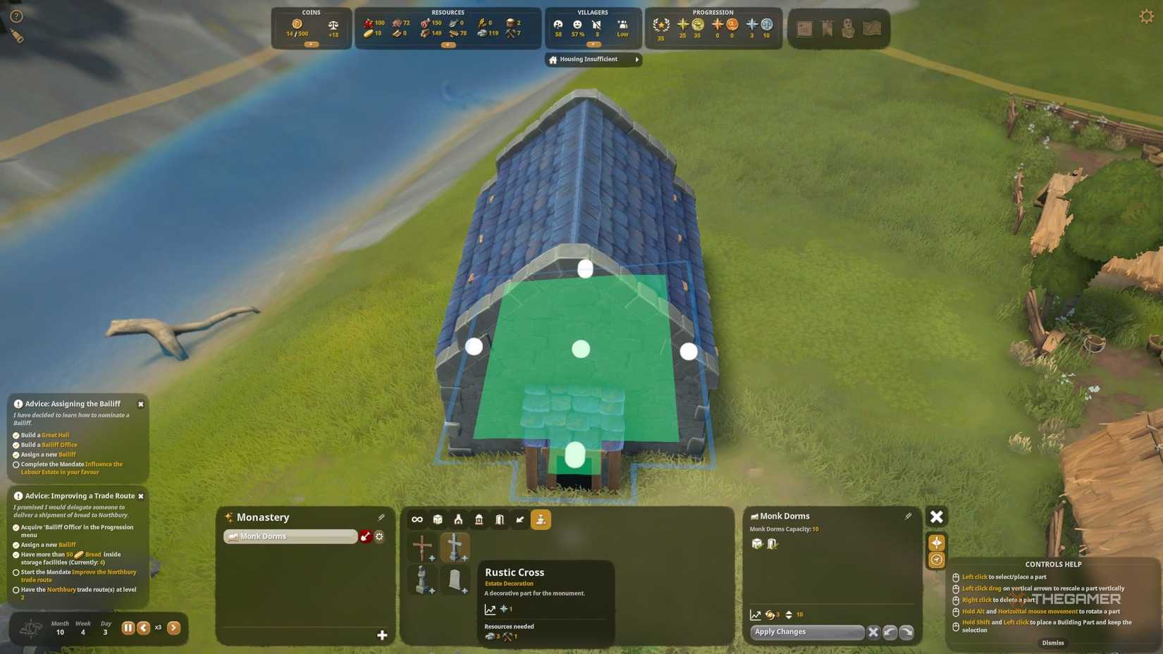 How To Build A Monastery In Foundation