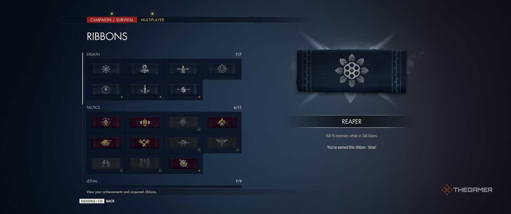 How To Unlock Every Stealth Ribbon In Sniper Elite: Resistance