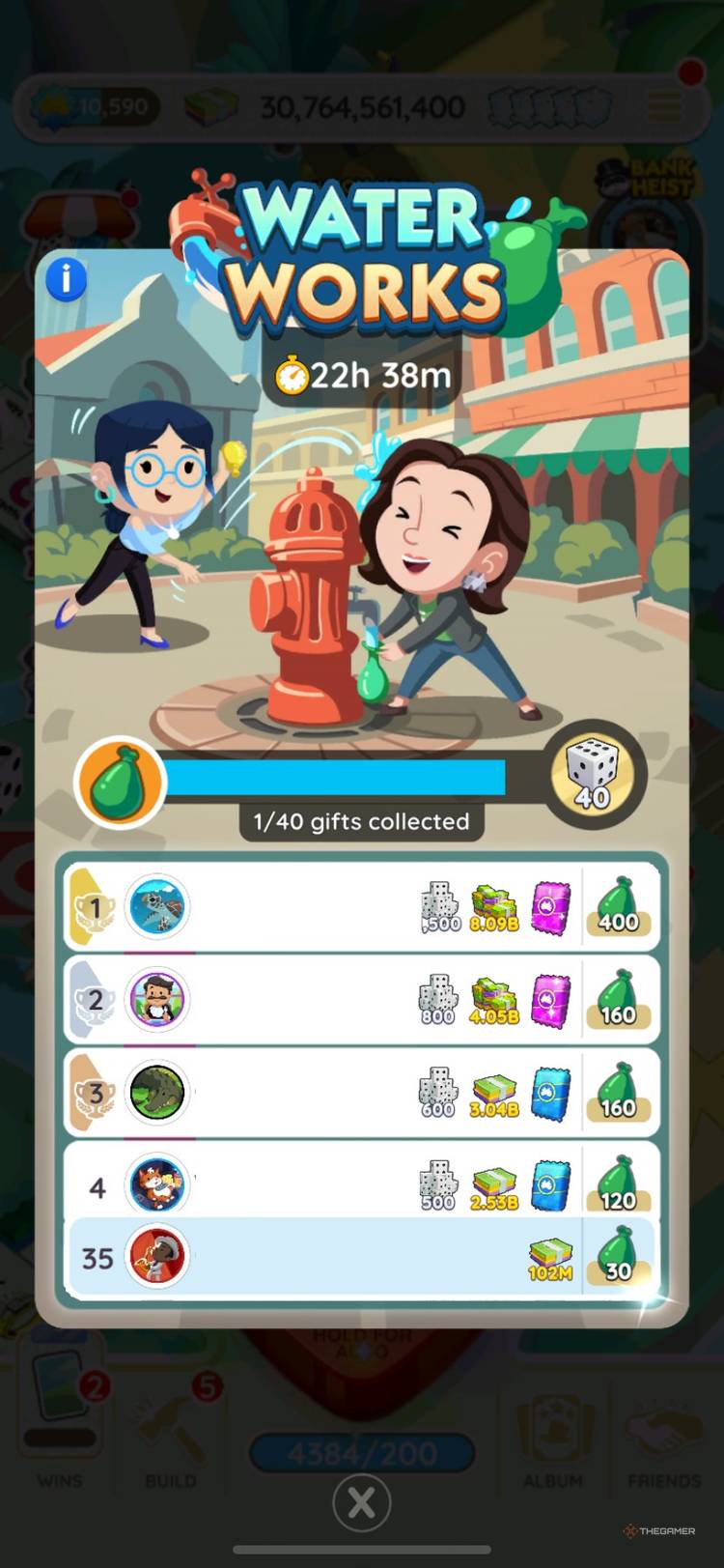 All Rewards In Water Works (February 21-22) In Monopoly Go