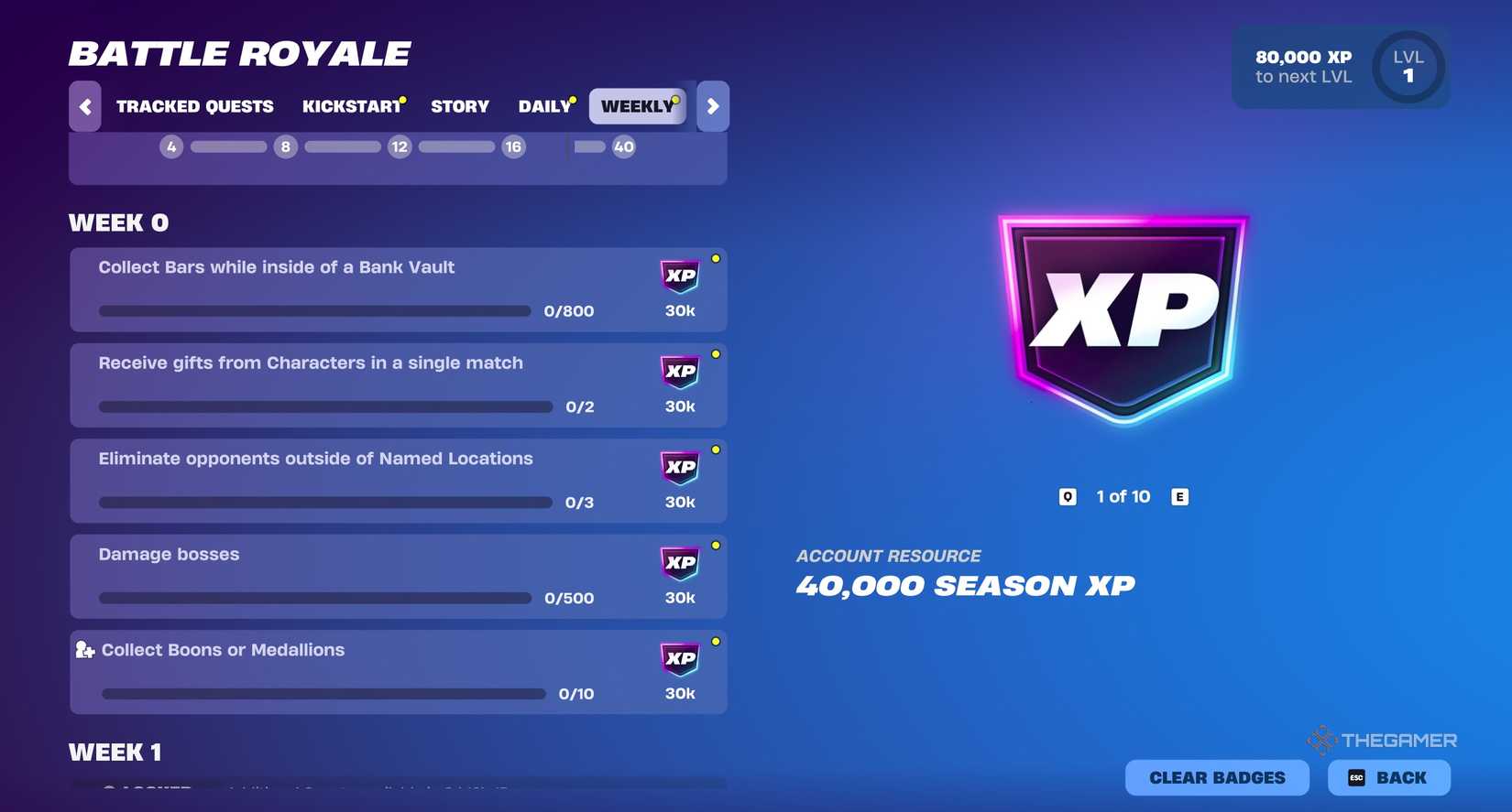 Weekly Quest Guide For Fortnite: Chapter 6, Season 2