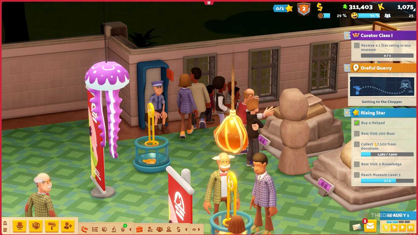 Tips For Starting Two Point Museum