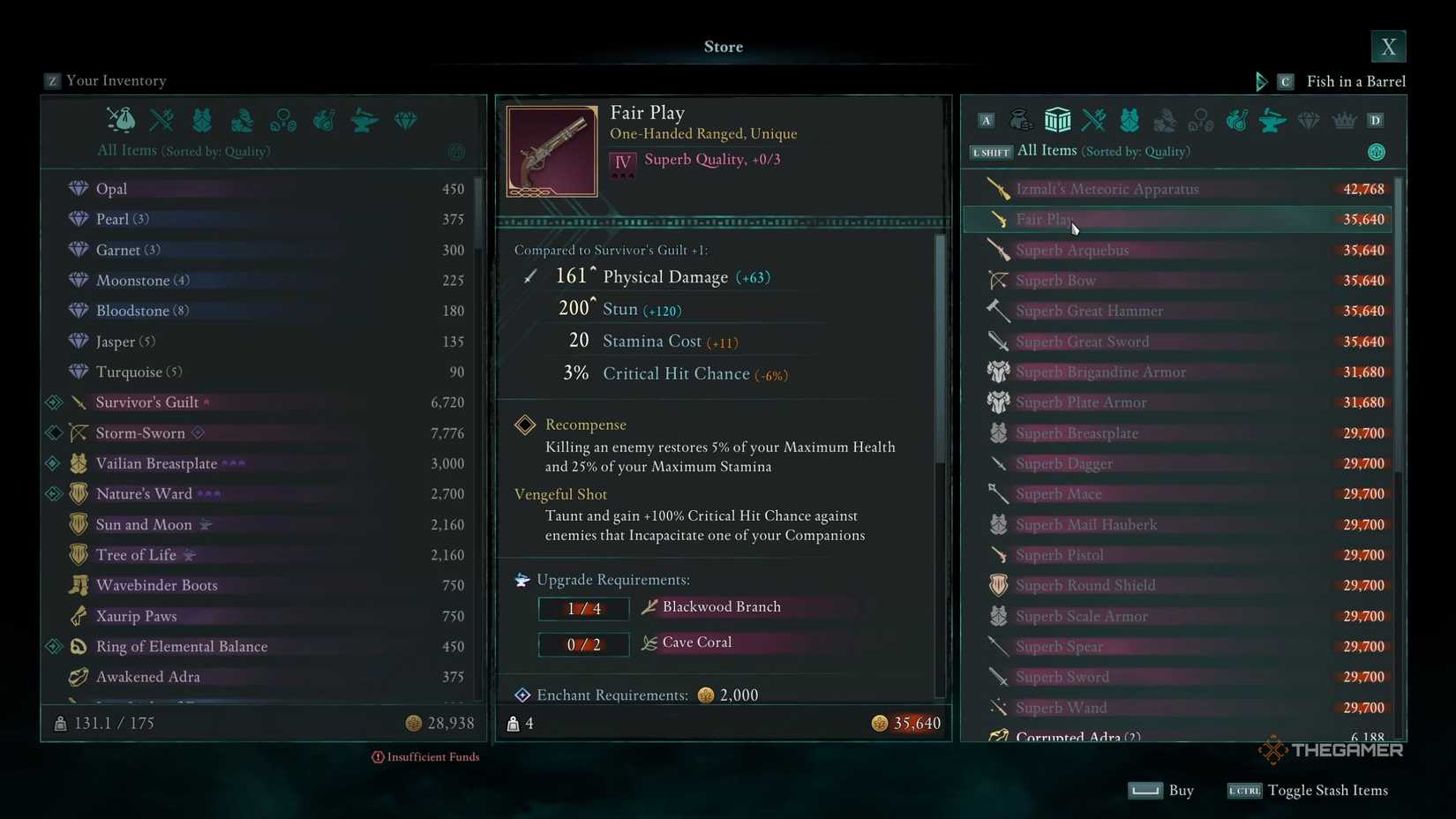 Every Unique Weapon Location In Avowed