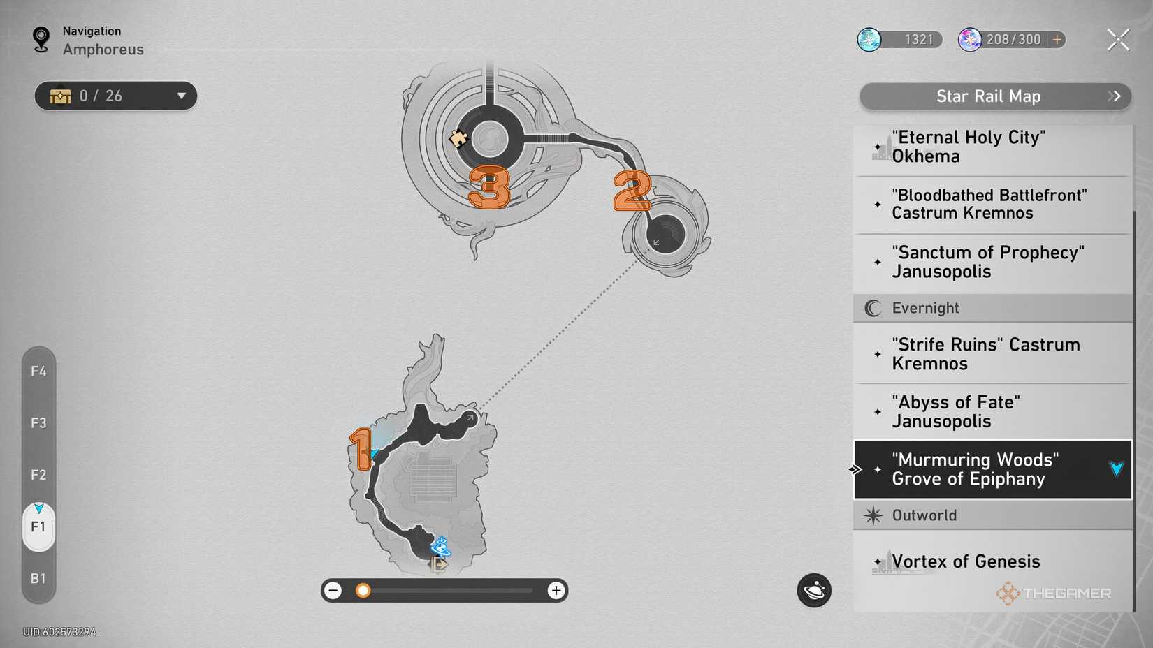 Where To Find Every Chest In Murmuring Woods Grove Of Epiphany In Amphoreus In Honkai: Star Rail