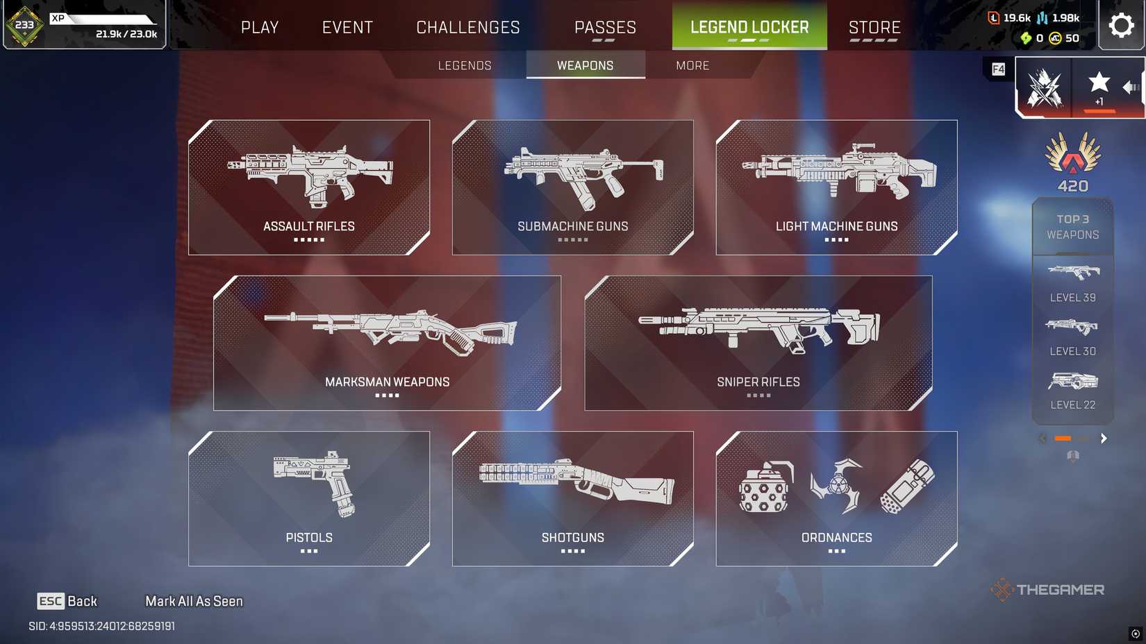 The Best Weapons Tier List For Apex Legends Season 24