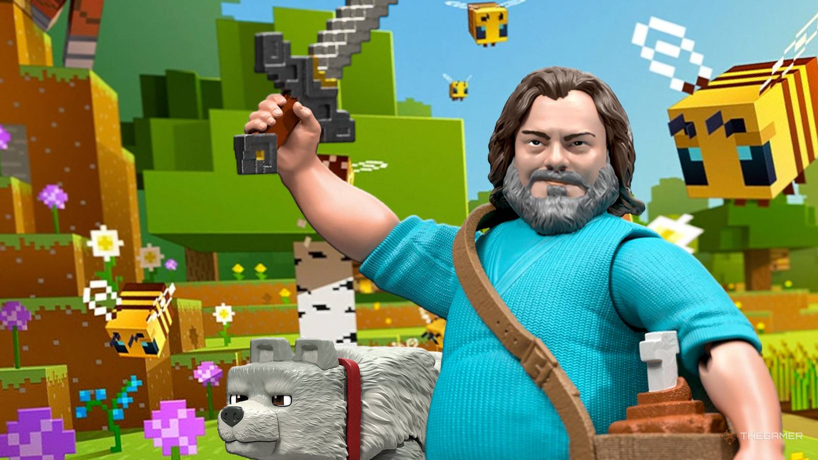 Minecraft Movie's Official Toy Line Includes Multiple Jack Black Action ...