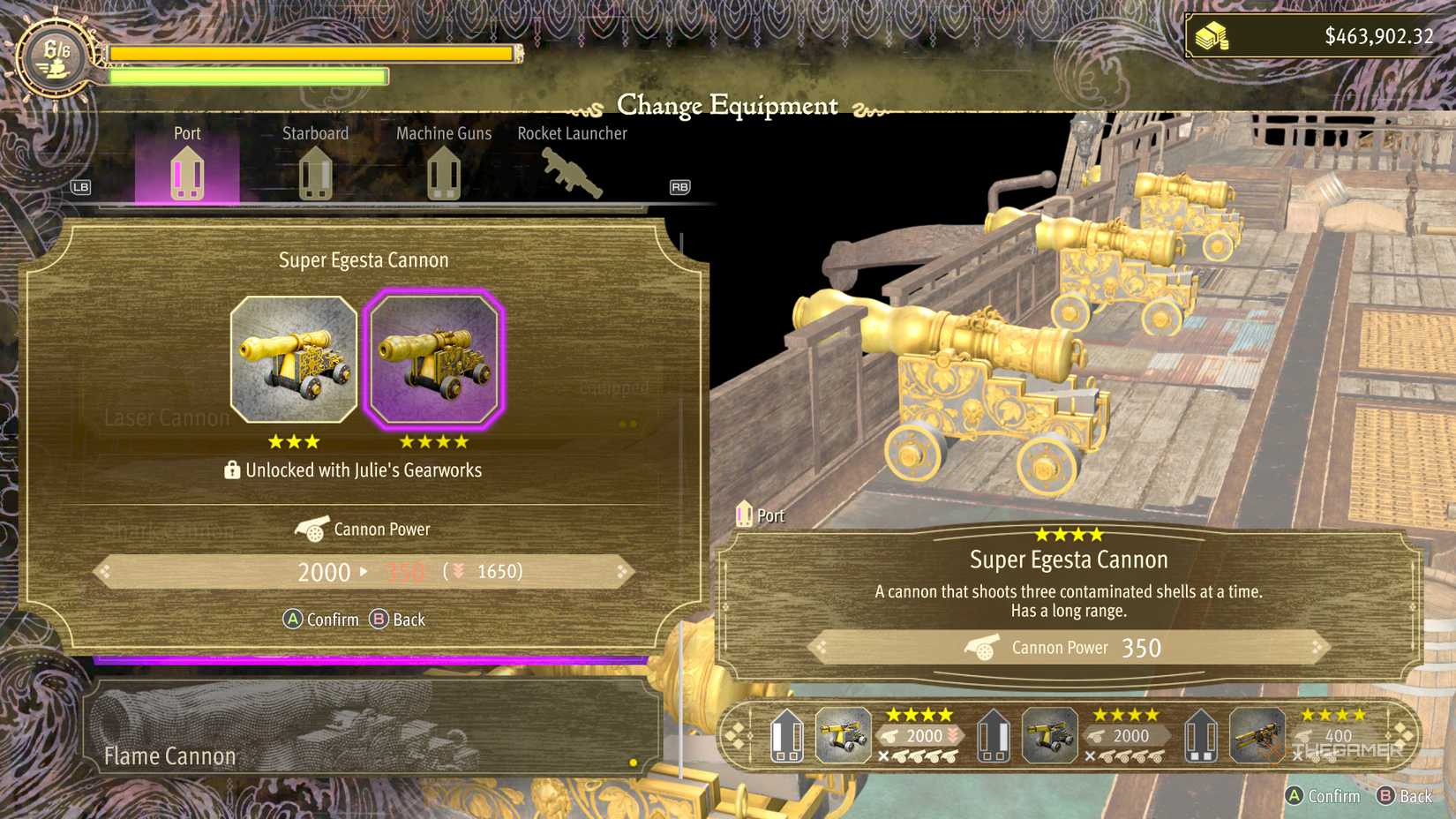 Which Cannons Should You Buy In Like A Dragon: Pirate Yakuza In Hawaii?