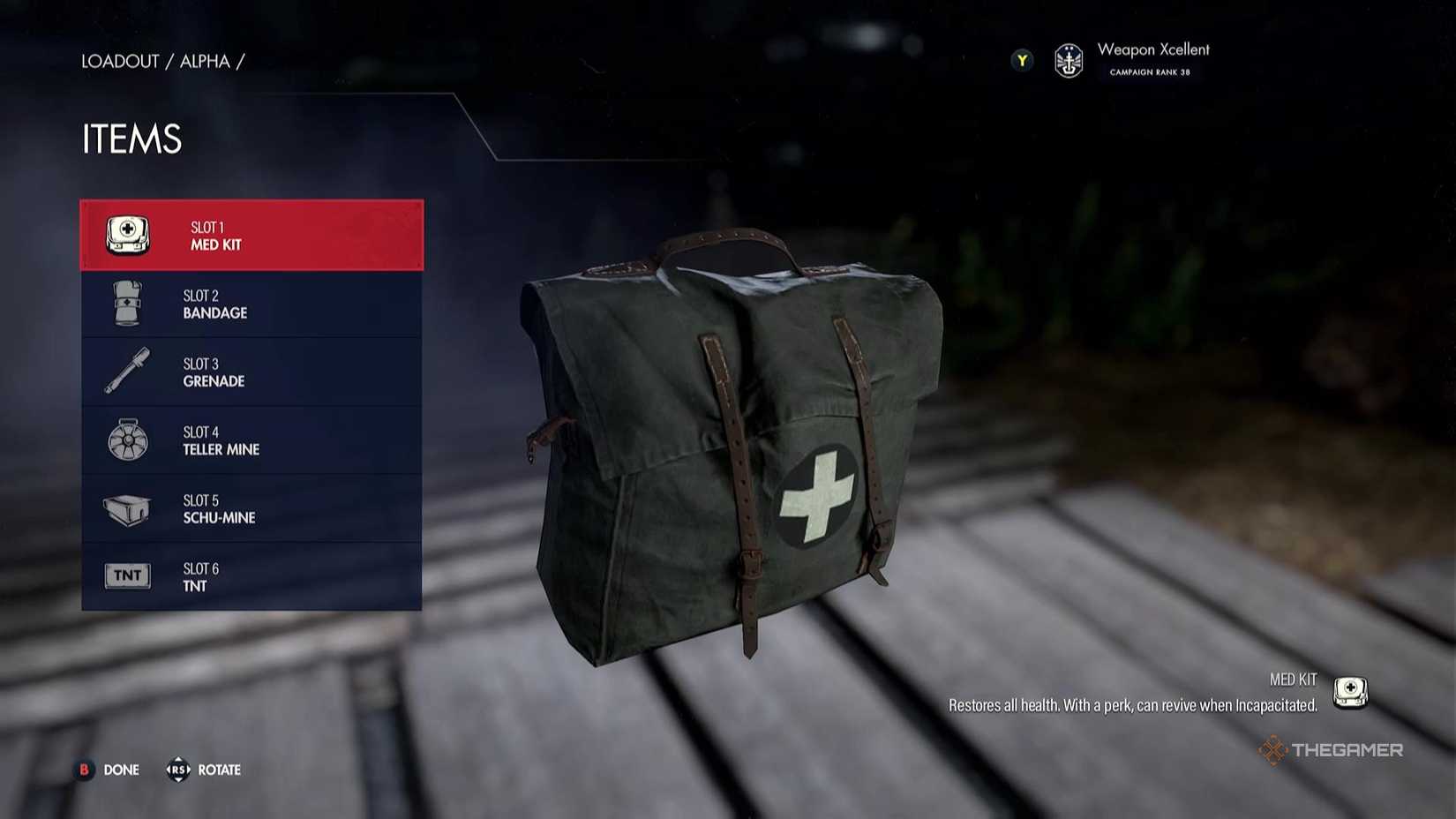 The Best Authentic Loadout For Sniper Elite: Resistance