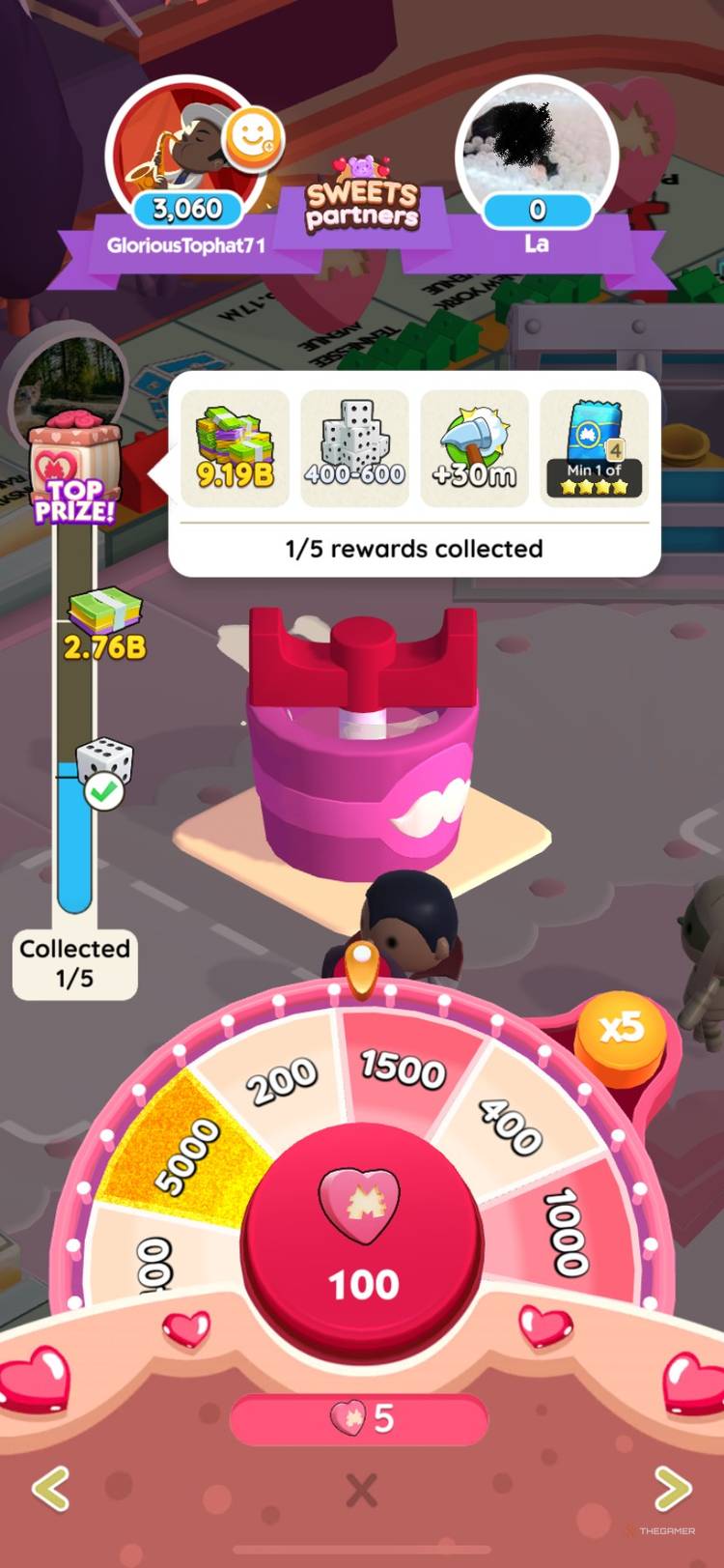 All Rewards In Sweets Partners (February 12-17) In Monopoly Go