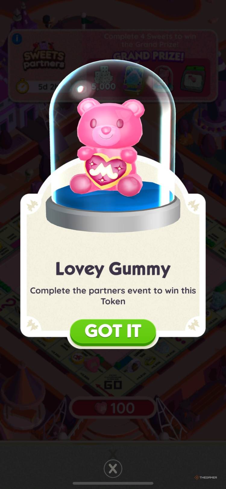 All Rewards In Sweets Partners (February 12-17) In Monopoly Go