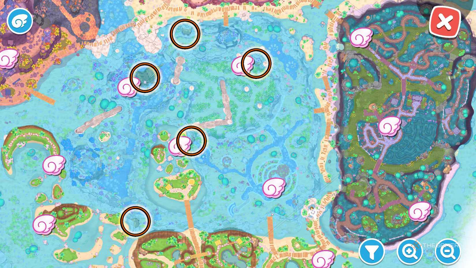 How To Find And Solve All Rainbow Reef Puzzle Rooms In Hello Kitty ...