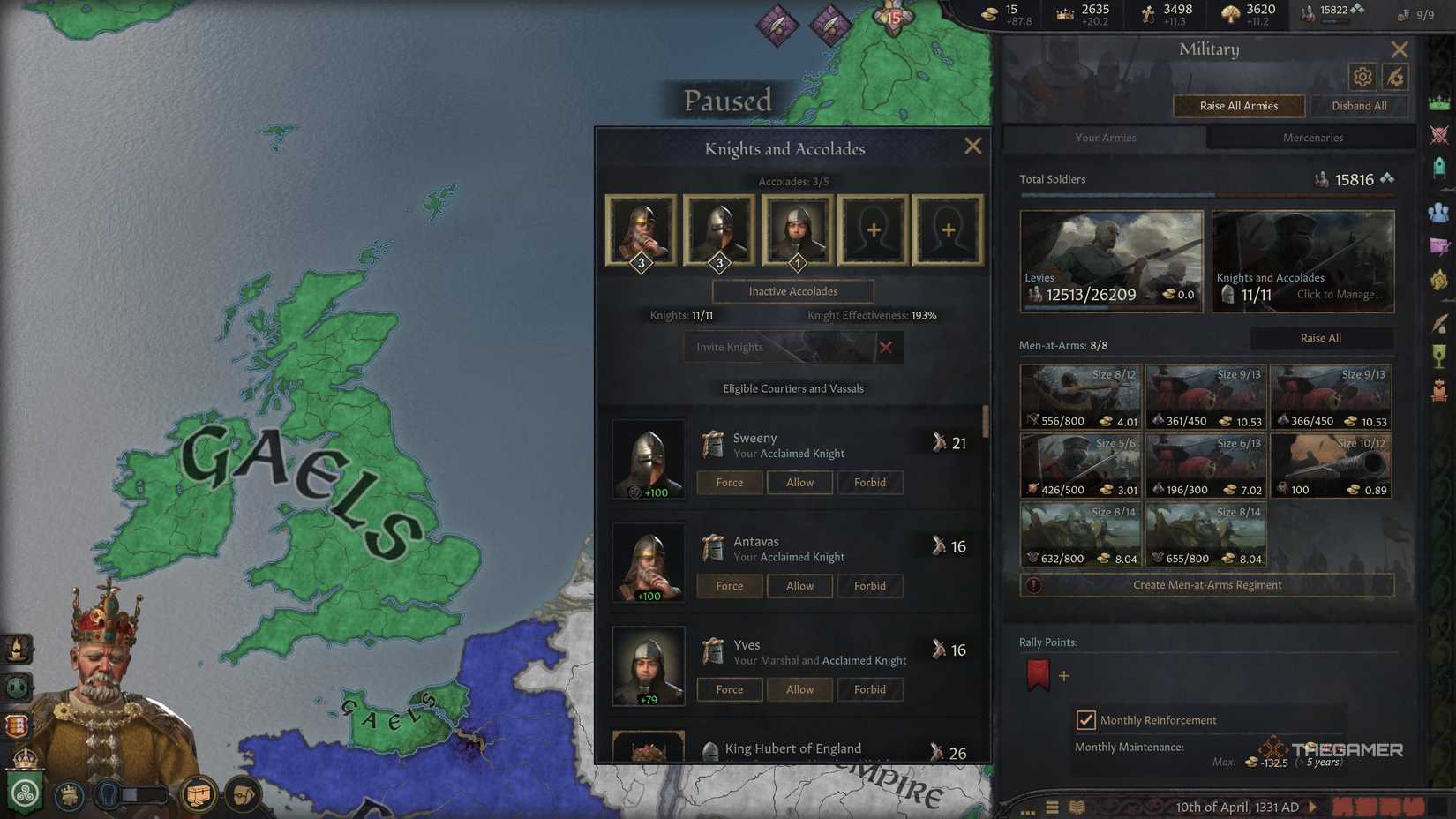 How To Create Accolades In Crusader Kings 3