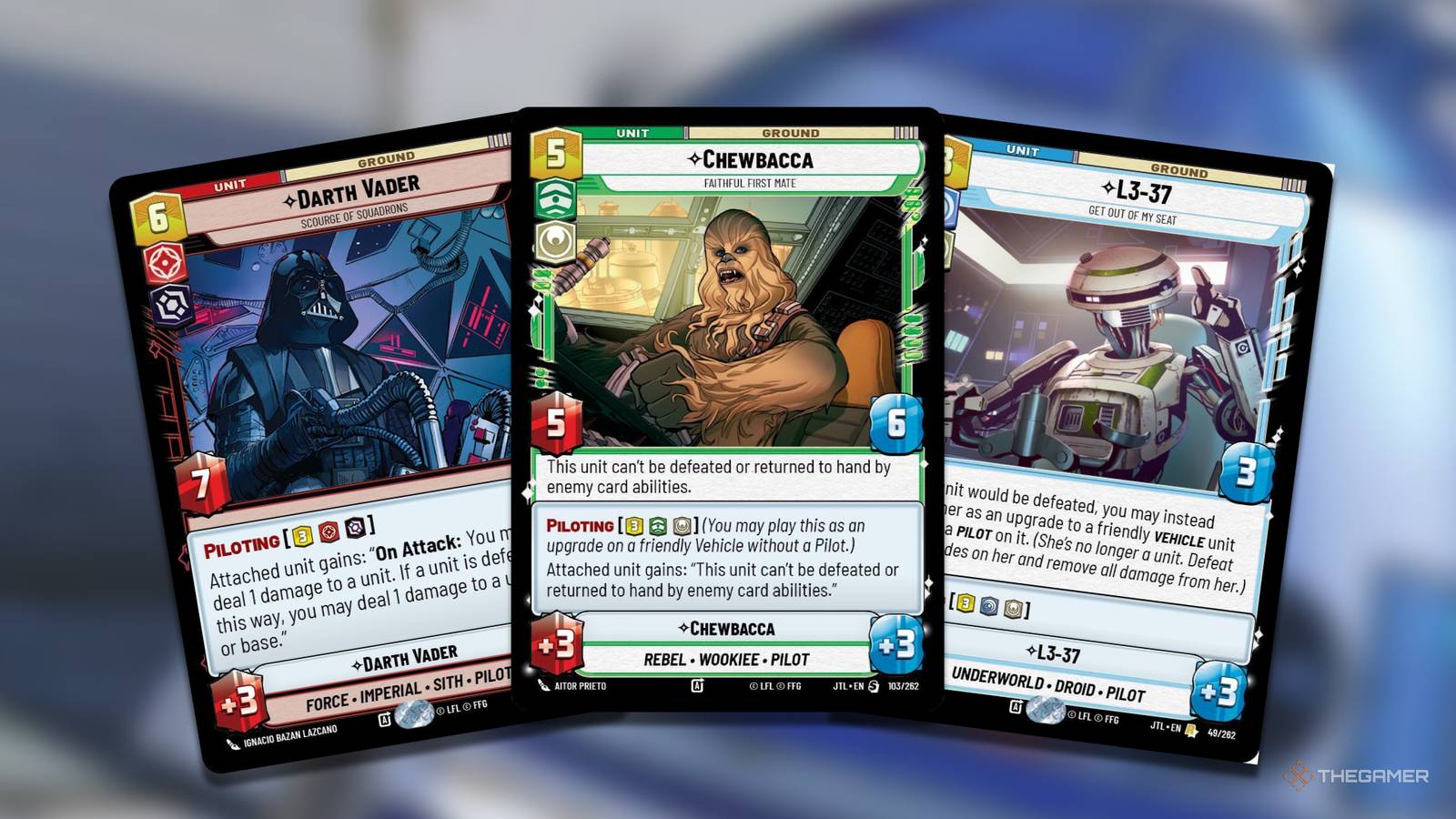 The Best Pilot Cards From Star Wars Unlimited: Jump To Lightspeed.